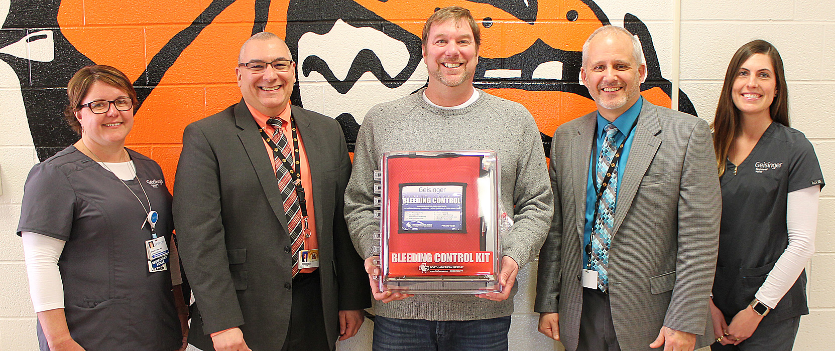 Geisinger donates bleeding control kits to JS area schools, community ...